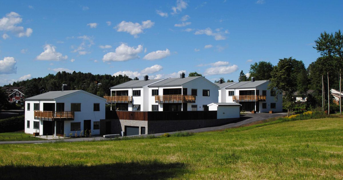 Wood Arkitekter | Fem tomannsboliger i Andebu
